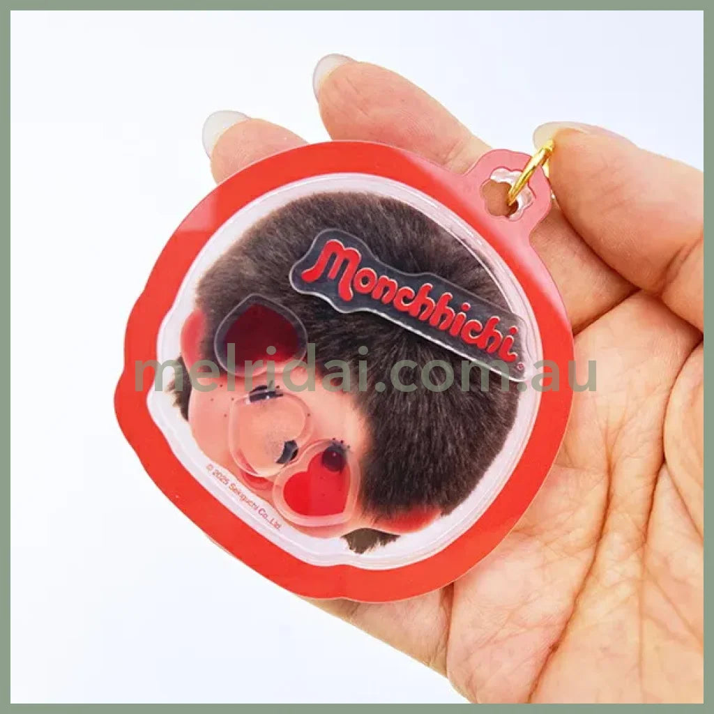 Monchhichi | Swinging Acrylic Keychain H7.4×W7.1×D0.7cm (Face Shape ...