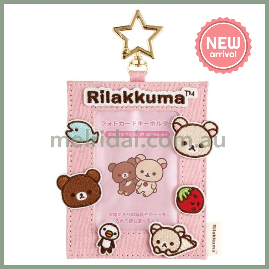 SAN-X | Rilakkuma Chairoikoguma & Korilakkuma Embroidered Applique Pat ...