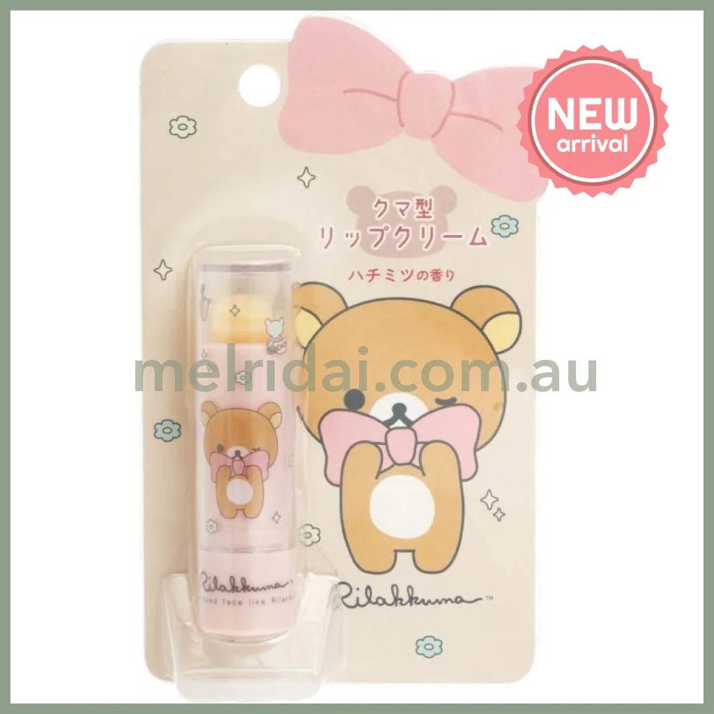 SAN-X | Rilakkuma Chairoikoguma Makeup Bear-Shaped Lip Balm 75xΦ20mm ...