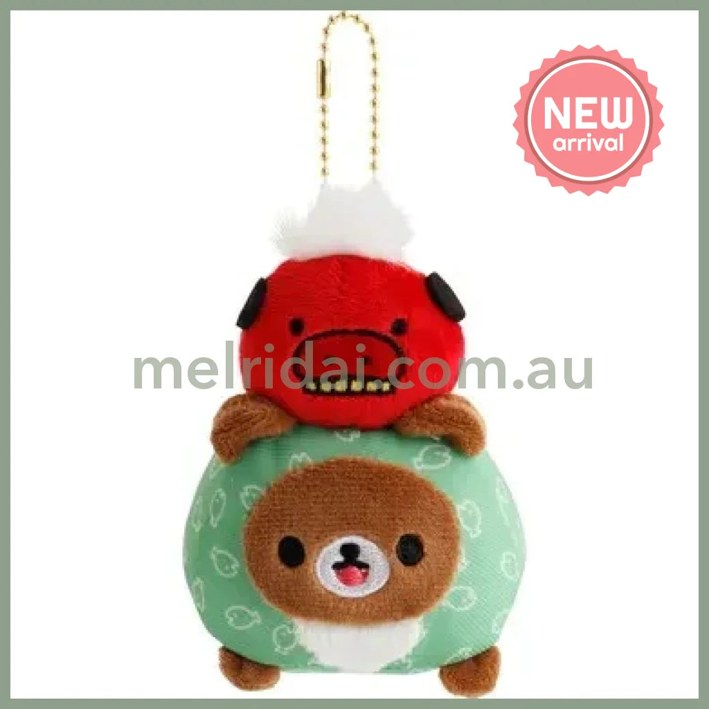 SAN-X | Rilakkuma ChairoiKoguma Shishimai Burasage Plush Strap Keychai ...