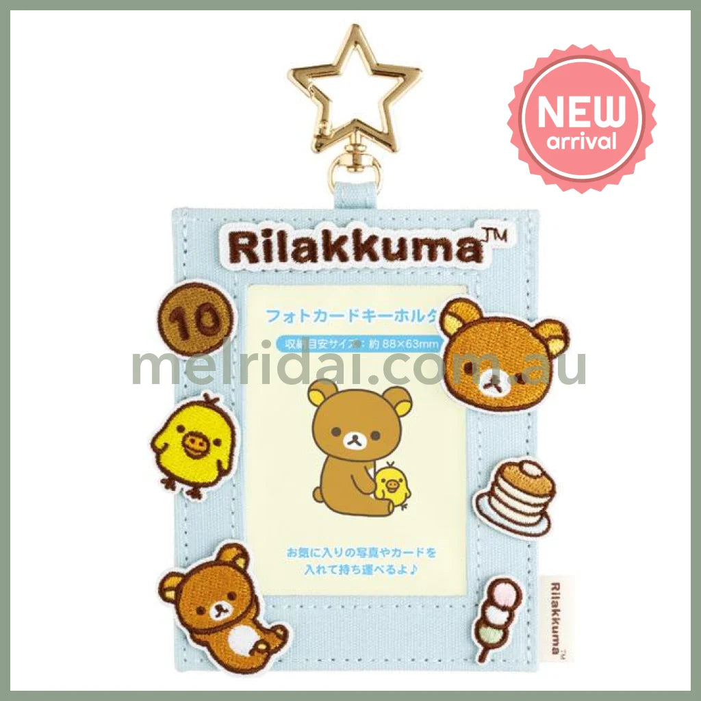 SAN-X | Rilakkuma Embroidered Applique Patch Instant Photo Keychain 88 ...