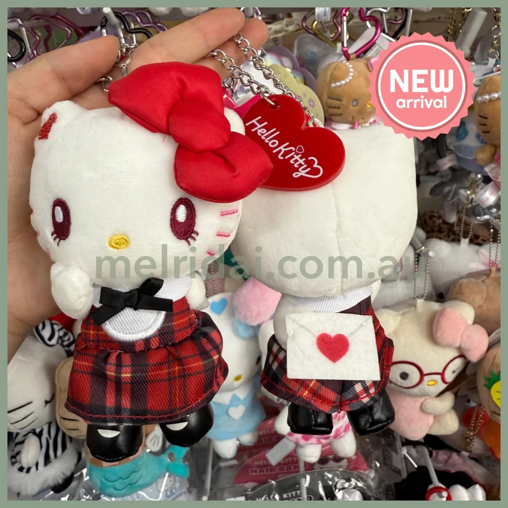 USJ | Sanrio Hello Kitty Plush Keychain Mascot Holder with Ballchain 1 ...